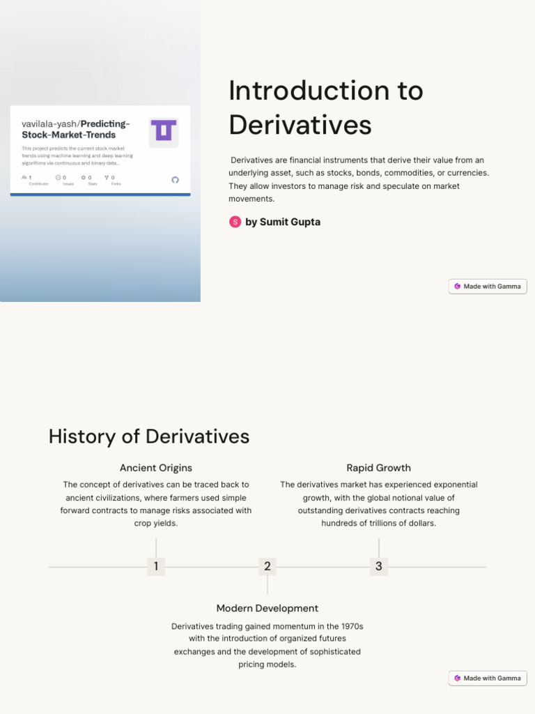 Understanding Financial Derivatives Basics | PDF | Derivative (Finance ...