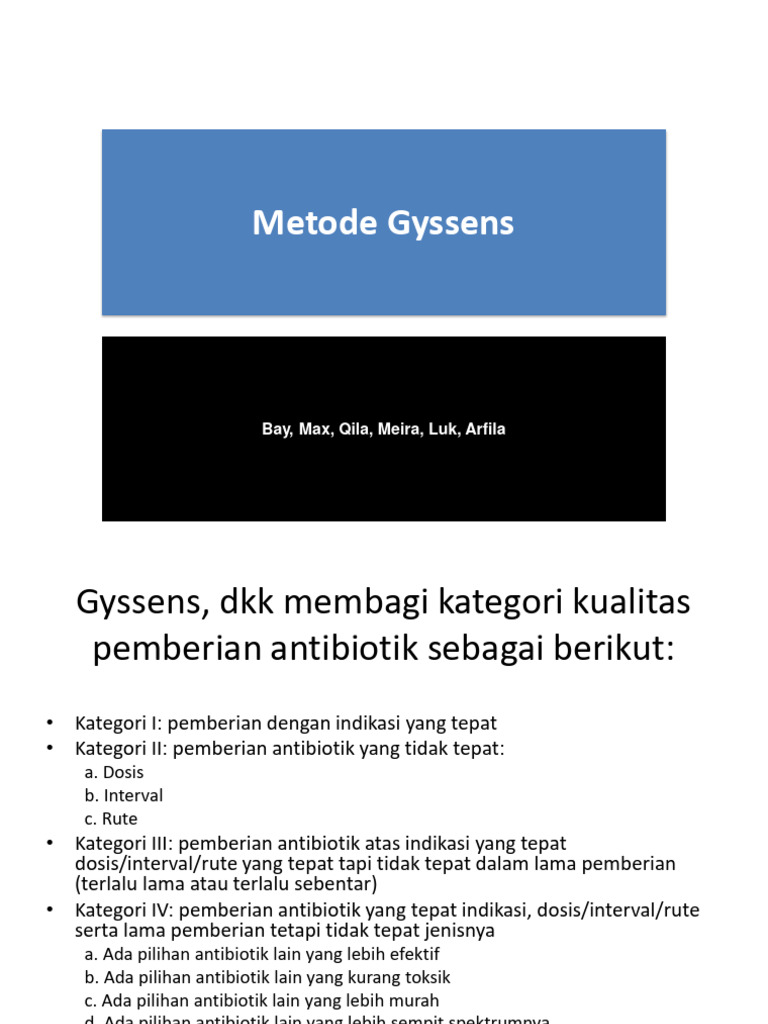 Alur Gyssens-By Ny Sri Handayani Revisi | PDF