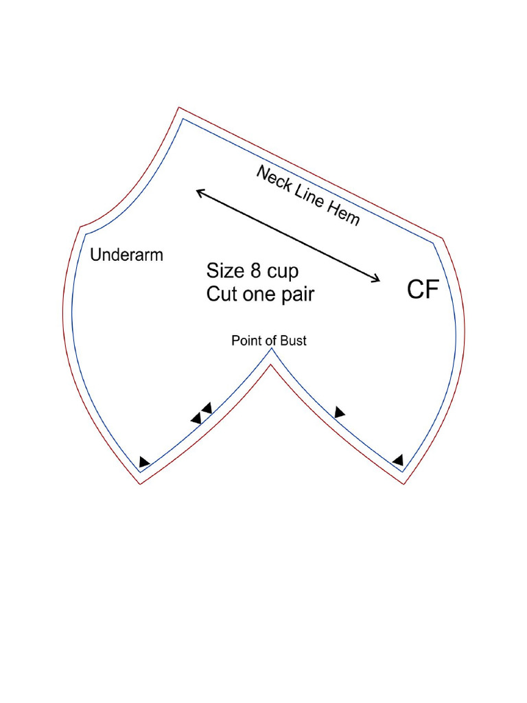 Bra Cup Sewing Pattern293584 Pdf