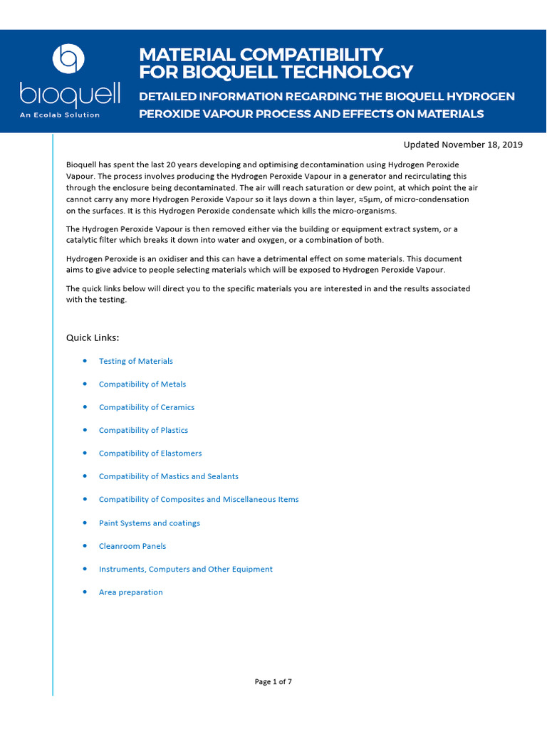 TD041 SP 001 VHP Material Compatibility | PDF | Paint | Poly(Methyl Methacrylate)