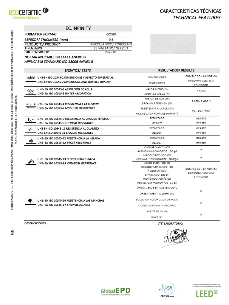 Ec - Infinity 60X60 | PDF | Elementos químicos | Moléculas