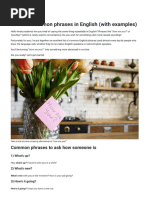 100 Two-Word English Phrases | PDF