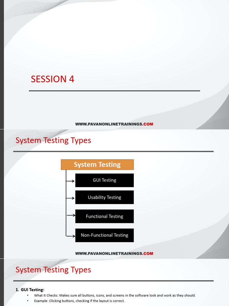 Session 4 | PDF | Graphical User Interfaces | Software Testing
