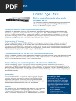 Poweredge r470 Spec Sheet | PDF | Data Center | Scalability