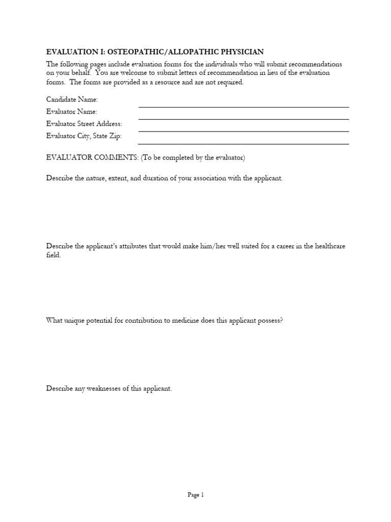 Evaluation Form Physician | PDF | Health Care | Social Programs