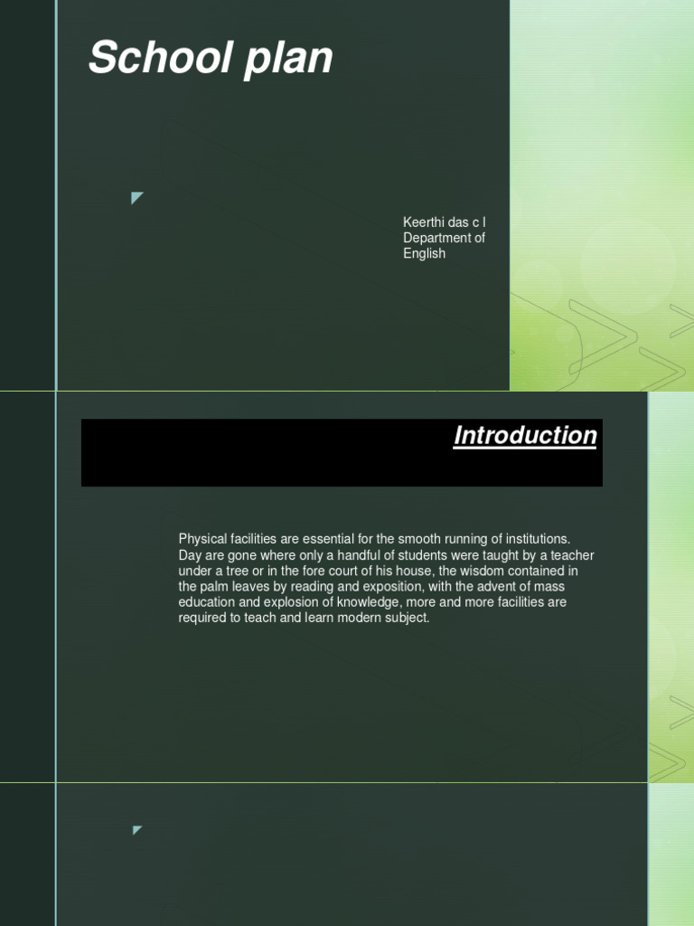 School Plan | PDF