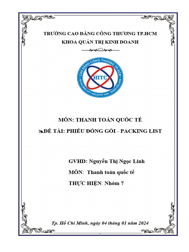 Nhóm 7 - TTQT | PDF