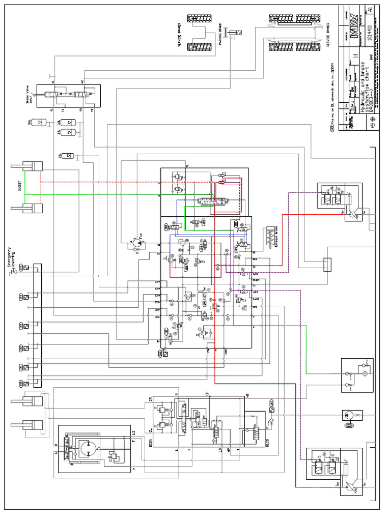 DA40 Hydraulic Diagram Tilt Body Up | PDF