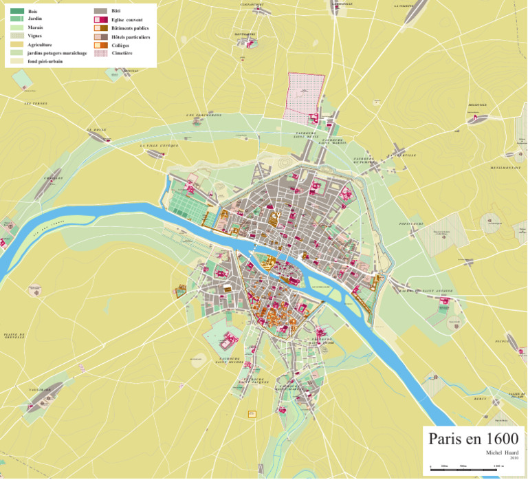 Lieux Historiques de Paris en 1600 | PDF