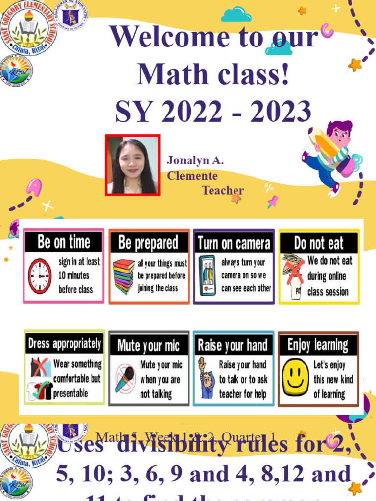 Math Divisibility Rules Guide | PDF | Number Theory | Discrete Mathematics