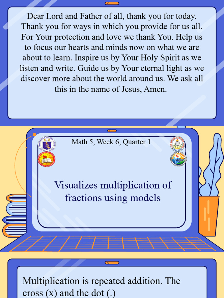 Week 6 - Visualizing Multiplication of Fraction | PDF | Multiplication | Mathematical Objects