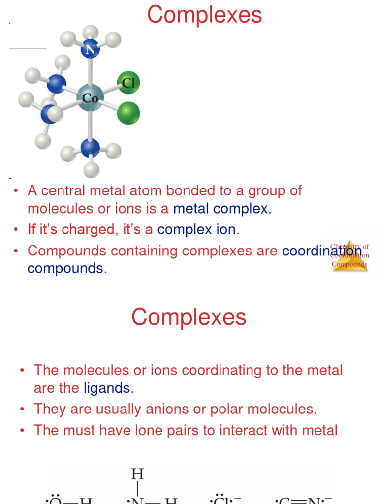 Chemistry of Coordination Compounds-32023528 | PDF | Coordination ...