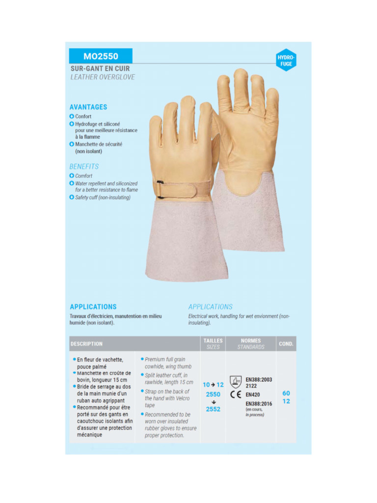 Ficha Técnica Sobreguante MO2550 Eurotechnique | PDF