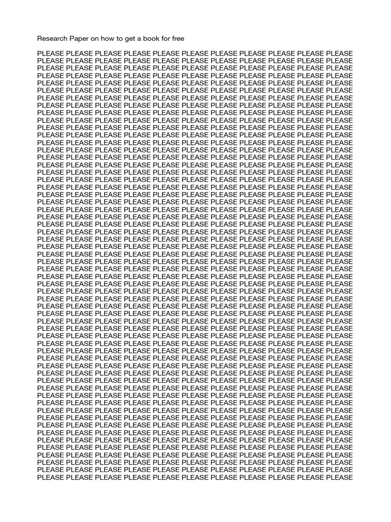 Reasearch Paper - How To Get A Book For Free For Your Japanese Course As A Broke Student | PDF