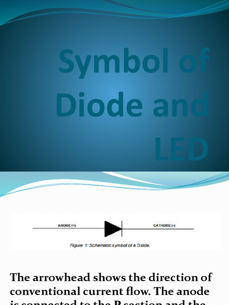 Symbol of Diode and LED 1 | PDF | P–N Junction | Diode