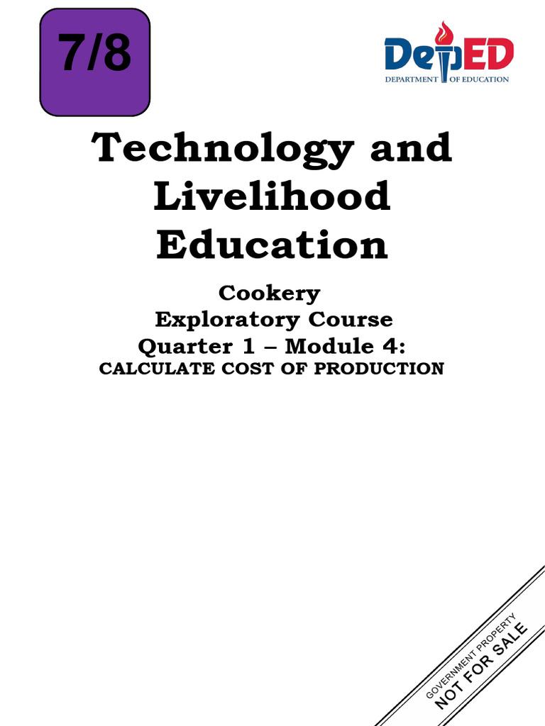 Sdoquezon Adm JHS7 8 Tlehe CK M4 | PDF | Prices | Cost