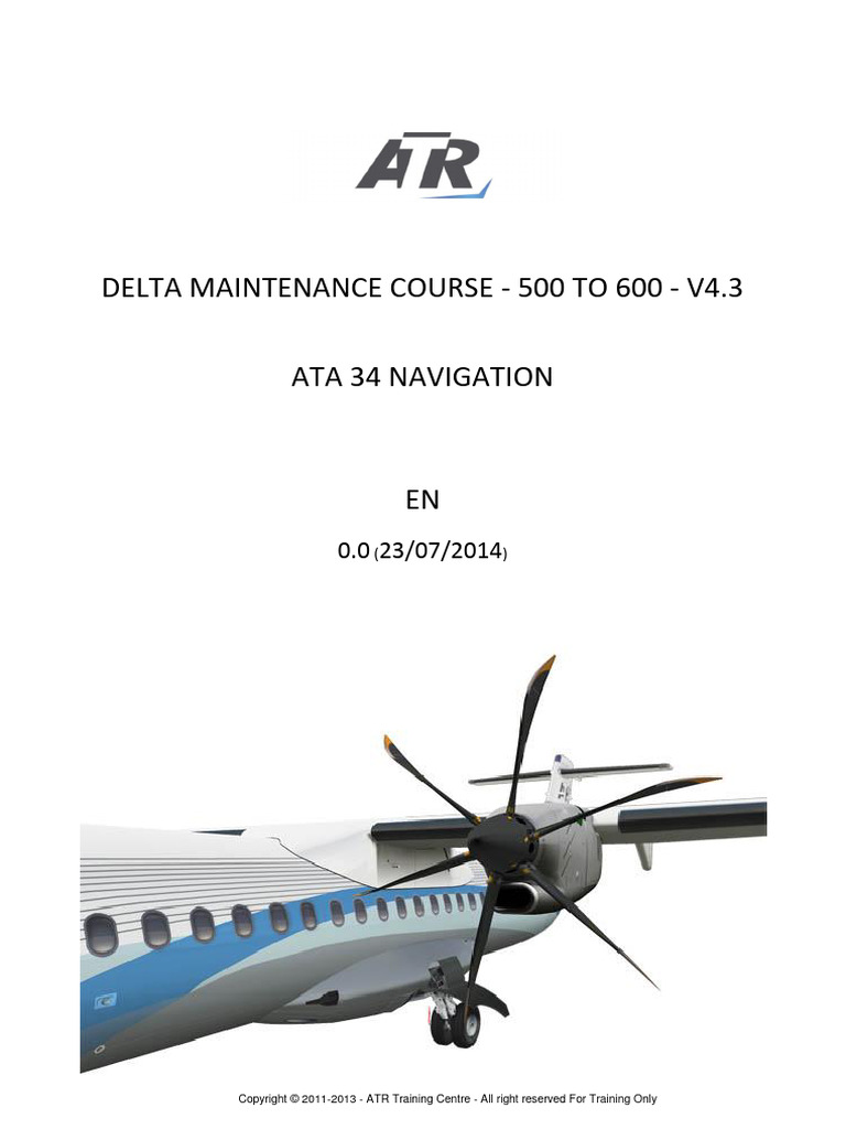 Ata 34 Navigation | PDF | Transponder (Aeronautics) | Transport Safety