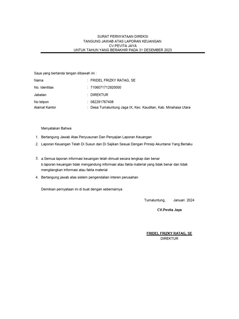 Lap Keu Pevita 2023 | PDF