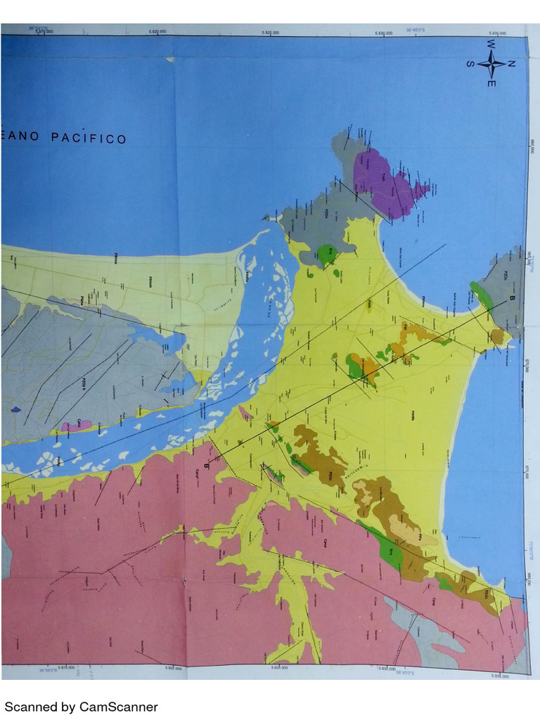 Mapa Geologico Sector Costero Provincia de Concepcion | PDF