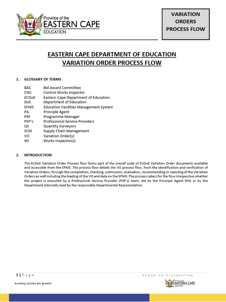 DoE VO - Process - Flow - 2019.3 | PDF