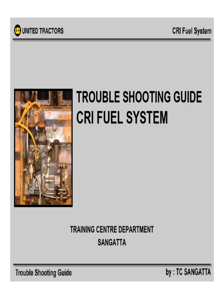 Trouble Shooting Cri | PDF | Teknologi & Rekayasa