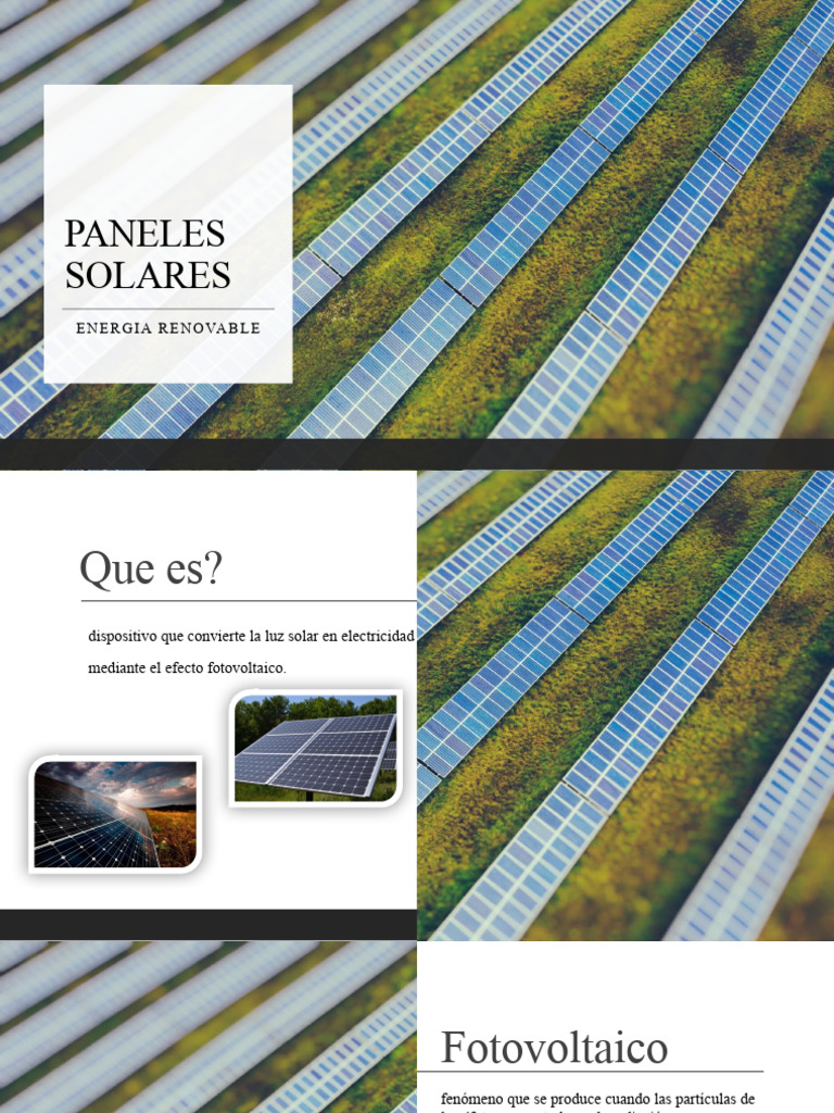 Presentación de Paneles Solares | PDF | Electricidad | Panel solar