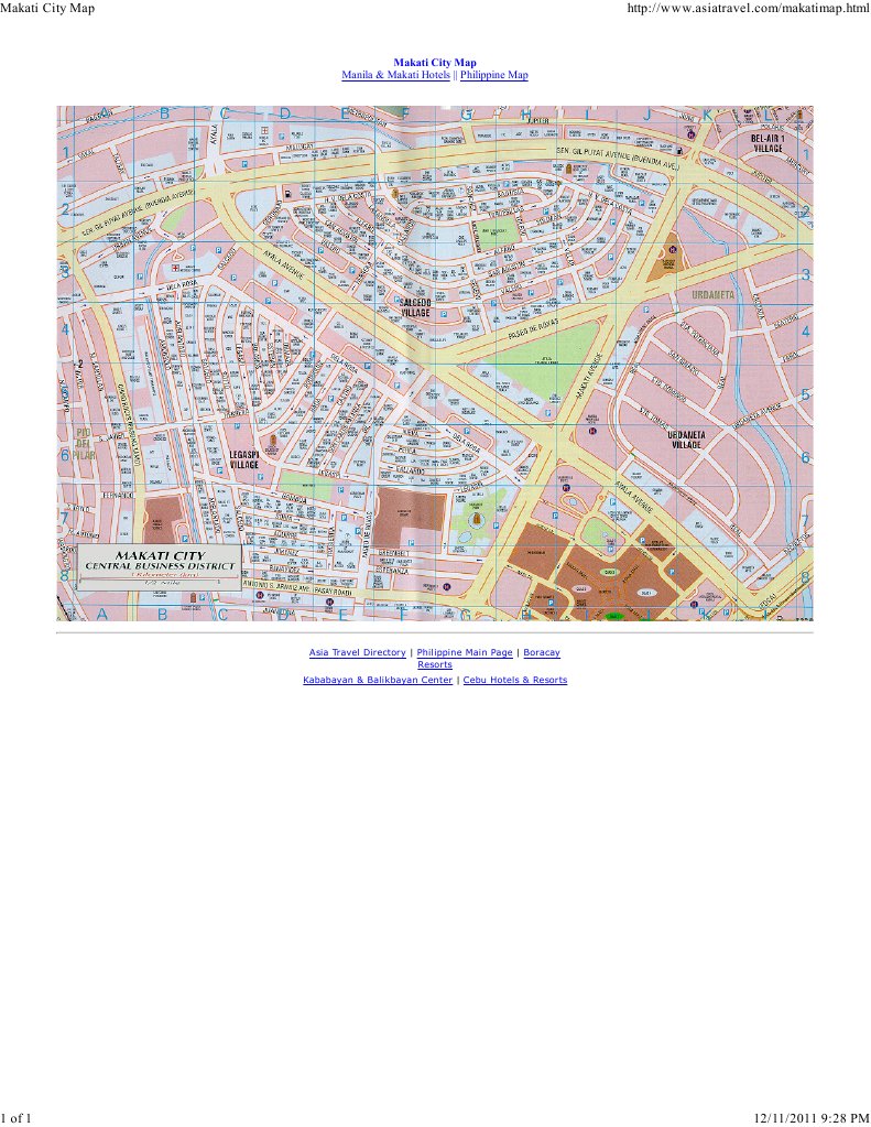 Makati City Map | PDF