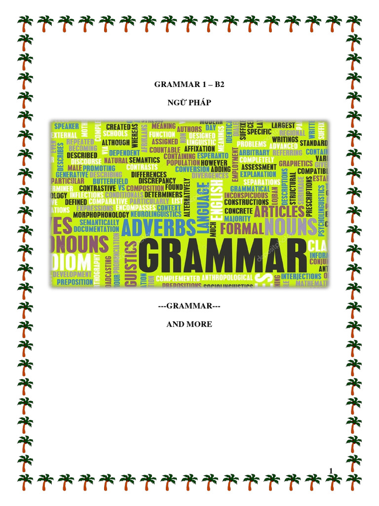 Grammar 1 - B2 | PDF