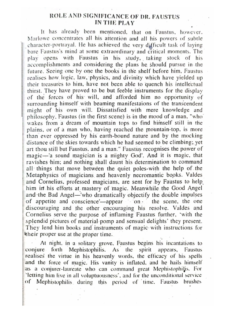 Doctor Faustus | PDF