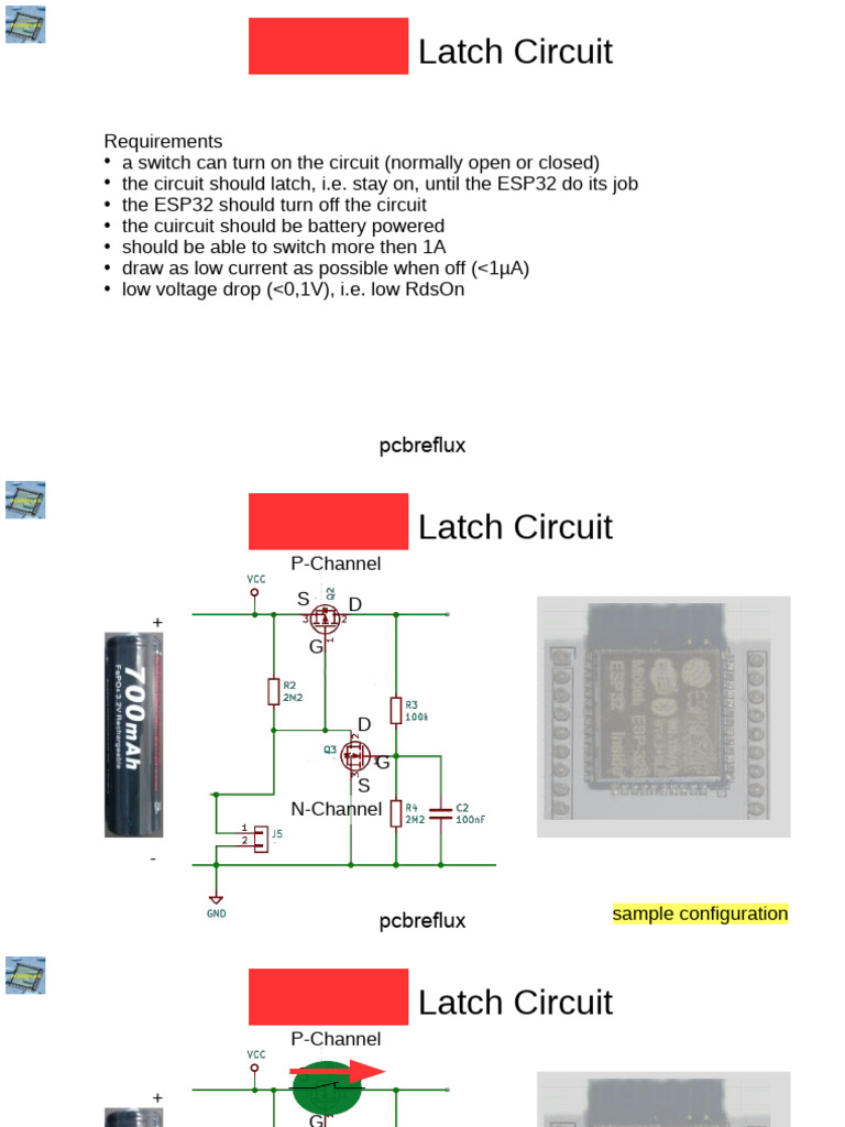 ESP32 53 - Latch Cicuit | PDF