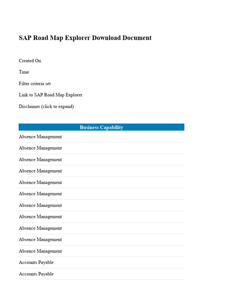 SAP Road Map Explorer 20240730140918 | PDF | Recycling | Waste