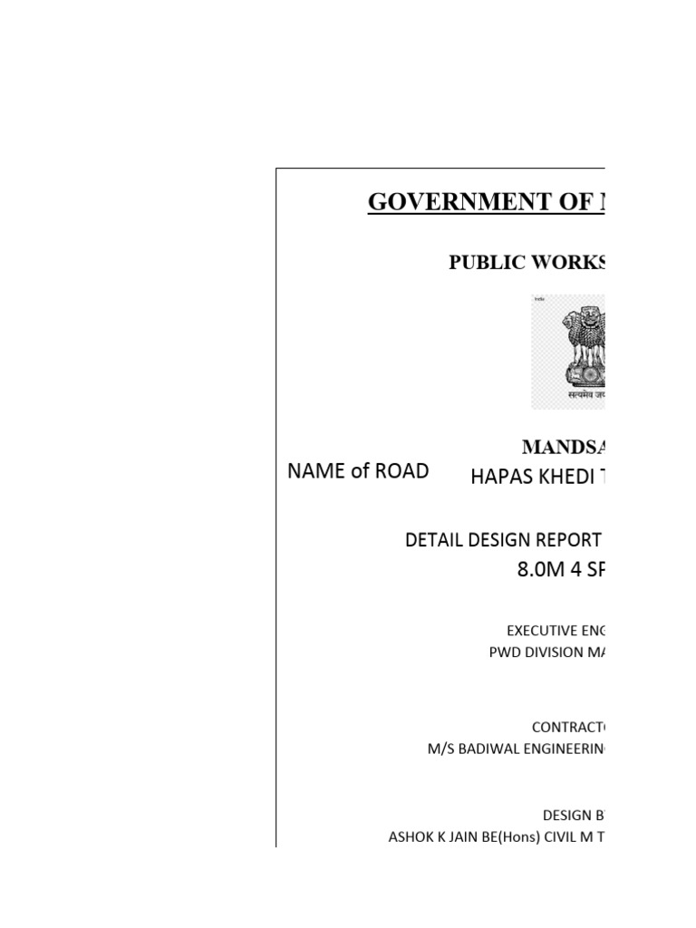 Design of Culvert. 4X8.0M SPAN JAIPUR | PDF | Triangle | Area