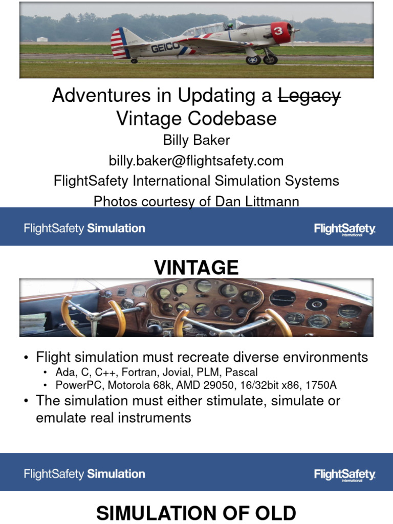 Adventures in Updating A Legacy Codebase - Billy Baker - CppCon 2014 | PDF | Computer ...