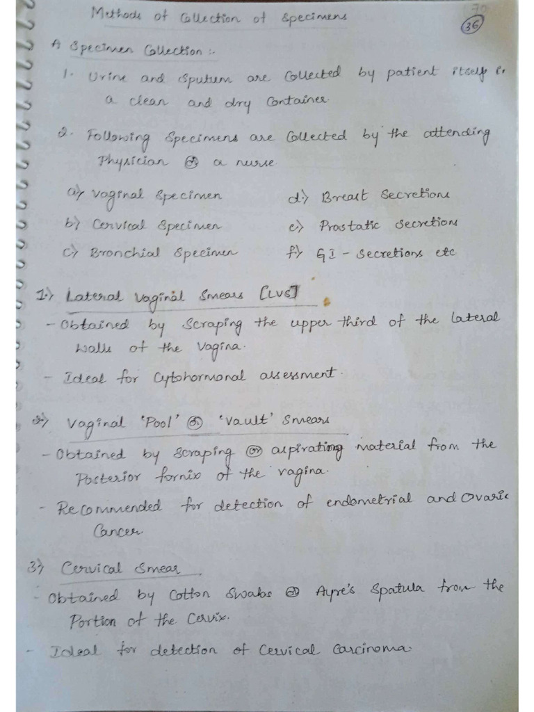 FGT Sample Collection | PDF