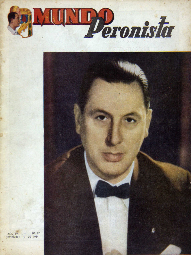 Revista Mundo Peronista 072 - Septiembre 1954 | PDF