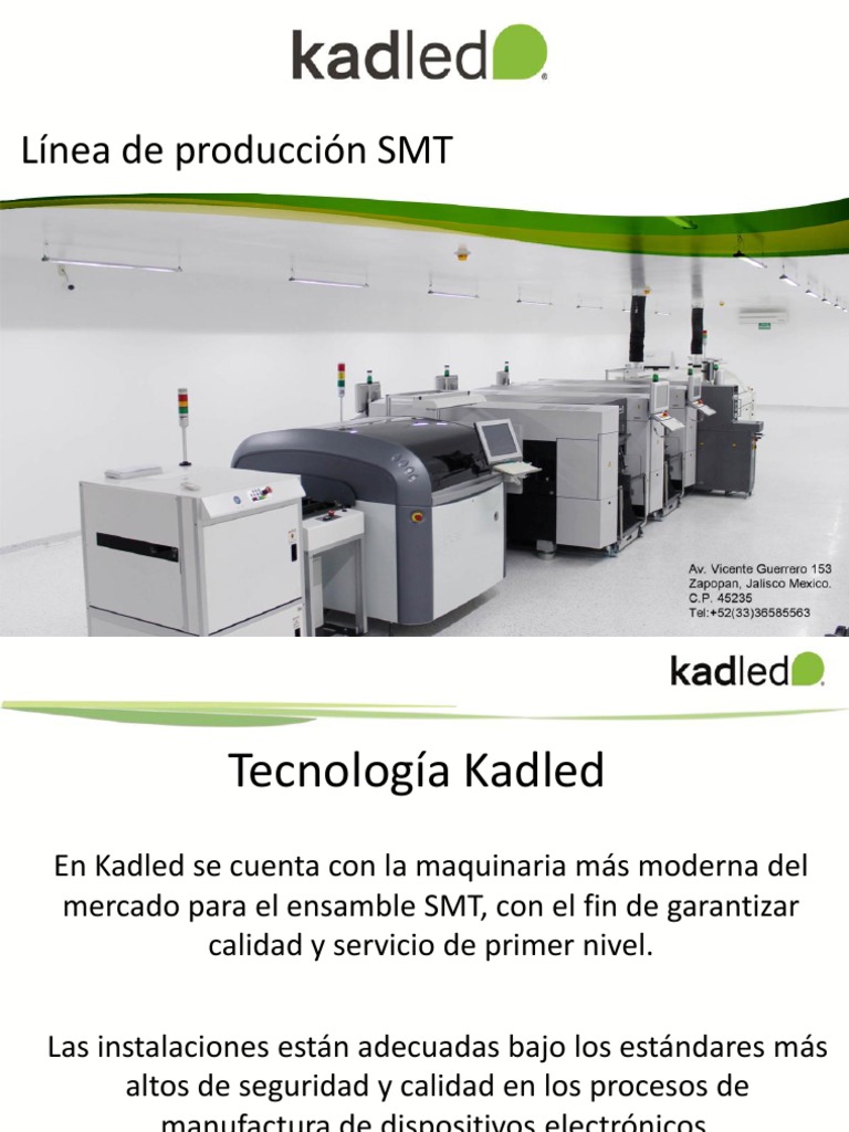 Linea SMT Kadled | PDF | Placa de circuito impreso | Impresora ...