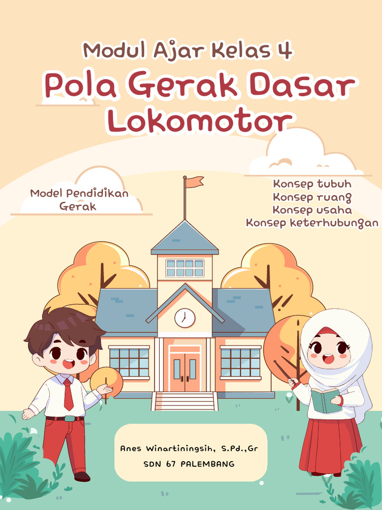 Modul Ajar Kelas 4 Pola Gerak Lokomotor Anes Winartiningsih PKG PJOK | PDF