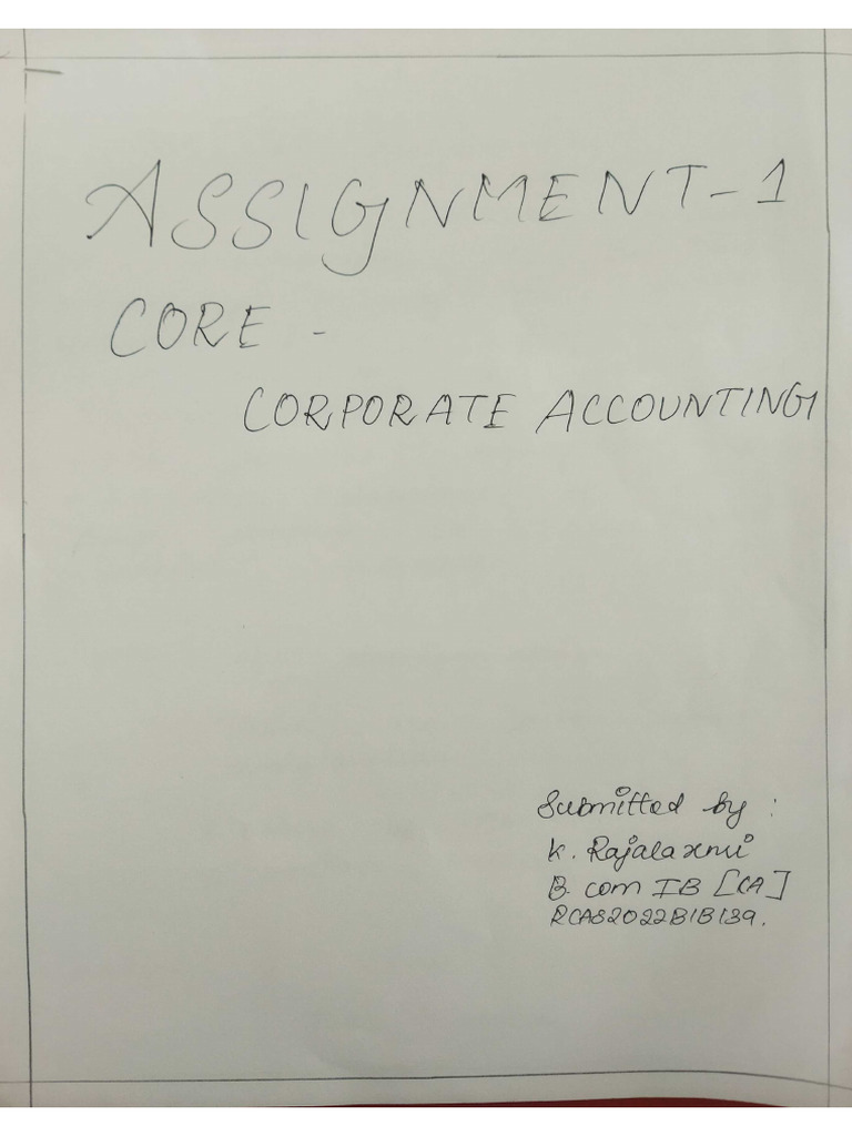 Core Assignment 1 BIB139 | PDF