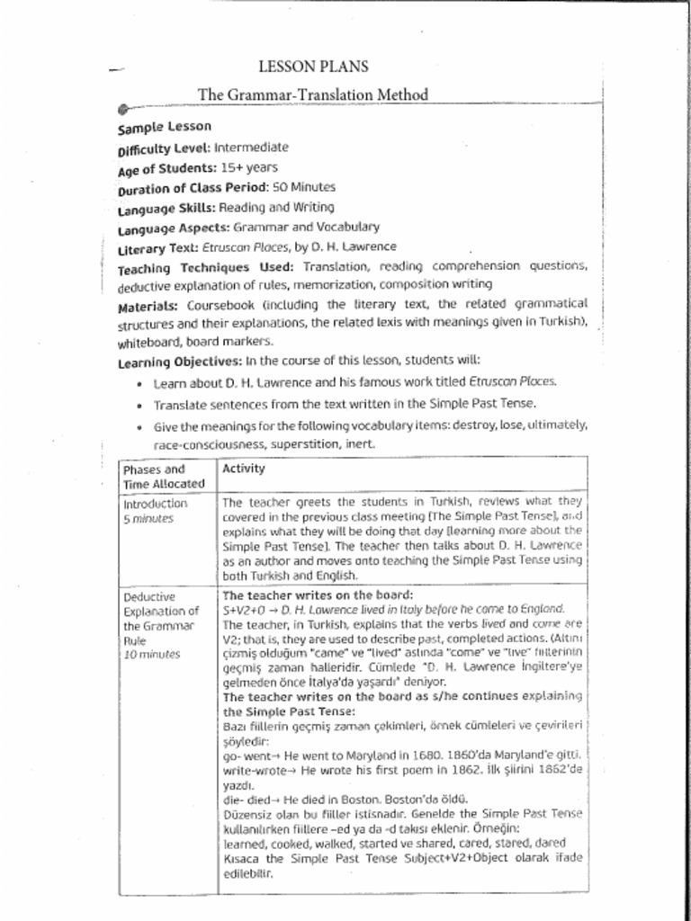 FRM 304-Lesson Plan Booklet | PDF | Language Arts & Discipline