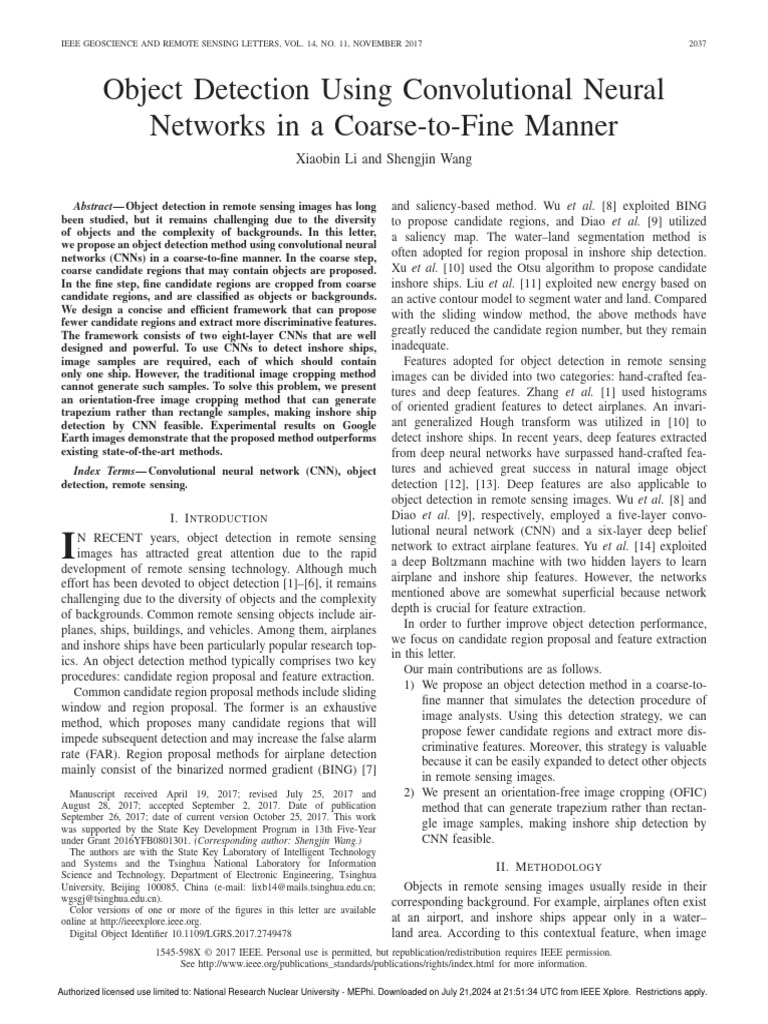 Object Detection Coarse-To-Fine Manner | PDF | Artificial Intelligence | Intelligence (AI ...