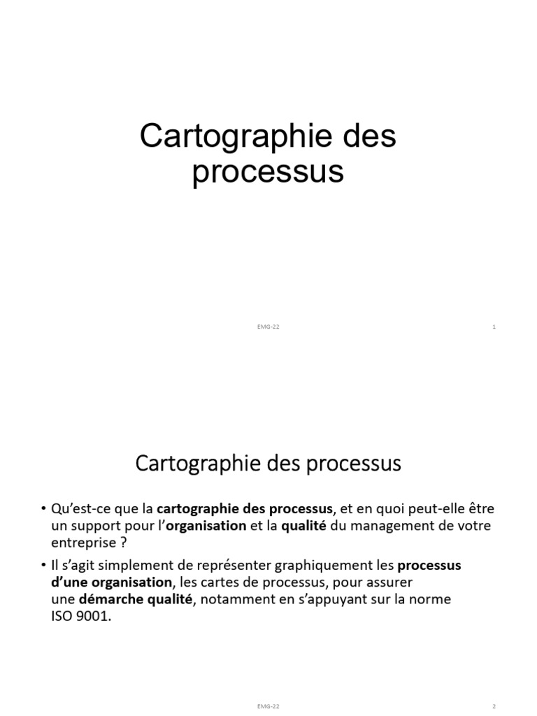 Guide de la cartographie des processus | PDF | Management de la qualité ...