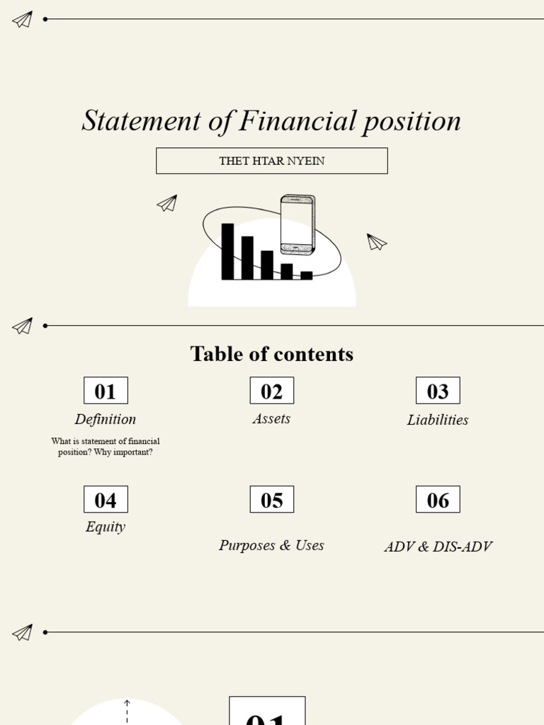 Statement of Financial Position | PDF | Equity (Finance) | Balance Sheet