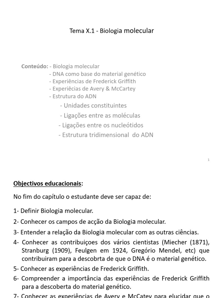 Estrutura e Função do DNA na Biologia Molecular | PDF | DNA | Genética
