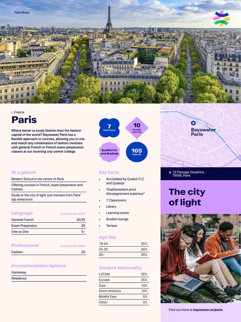 Fashion and French Studies in Paris | PDF | Cost Of Living | Paris