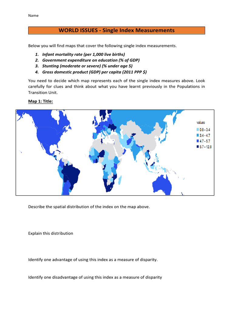 Lesson 1 Single Index Measures | PDF