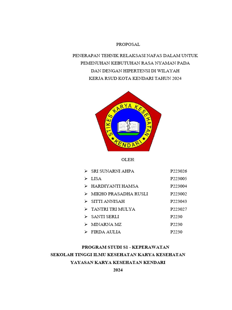 Proposal Kel.2 | PDF | Pengembangan Diri