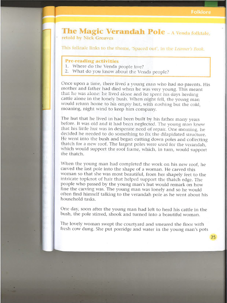 The Magic Verandah Pole - 090831 | PDF