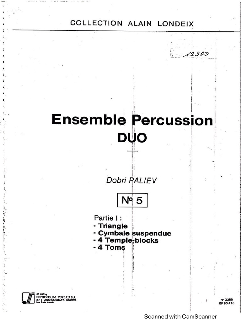Percussion 1 | PDF