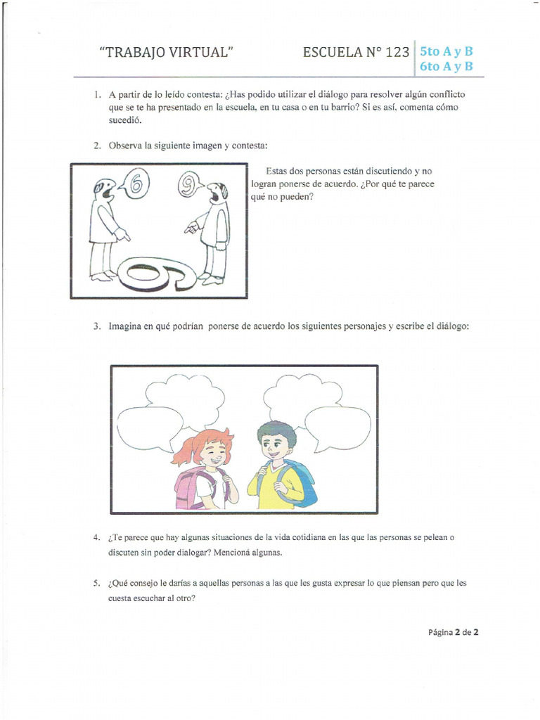 Aprender Dialogar Actividades | PDF Aprender Dialogar Actividades | PDF