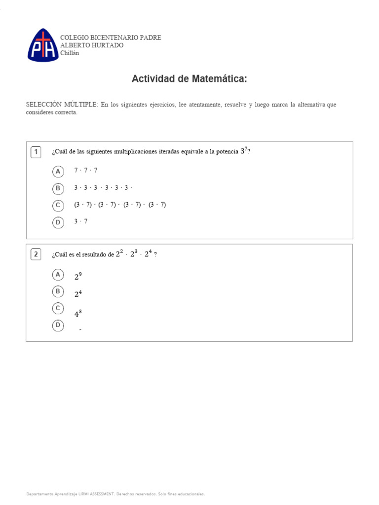 Actividad Matematicas Sofía | PDF